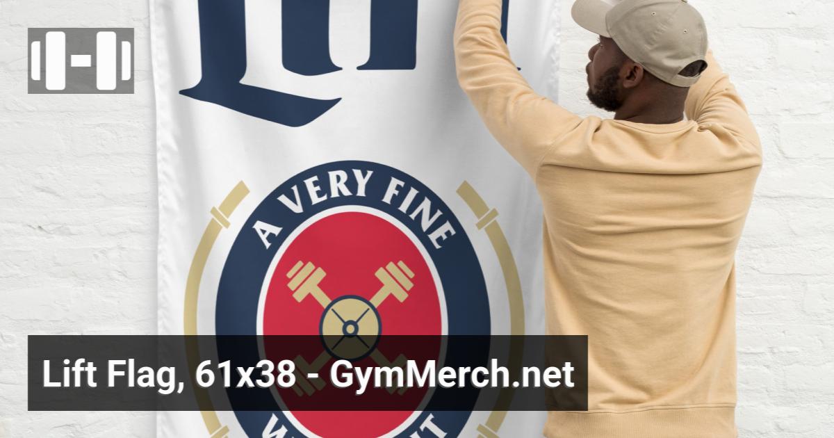 Lift Flag, 61x38 - GymMerch.net
